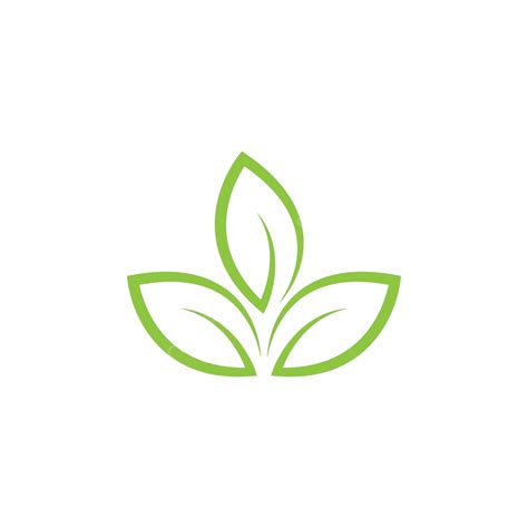 Hoja Verde Logo Vegano Vector Natural Vector Png Dibujos Vegano