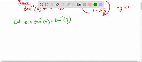 SOLVED Show That Arctan X Arctany Arctan X Y 1 X Y When X And Y Are Positive And X Y