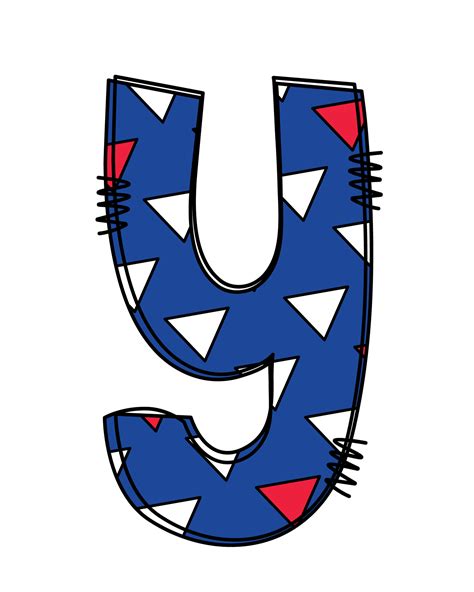 Patriótico Alfabeto Rabisco Carta Clipart Ilustração 23389737 Png