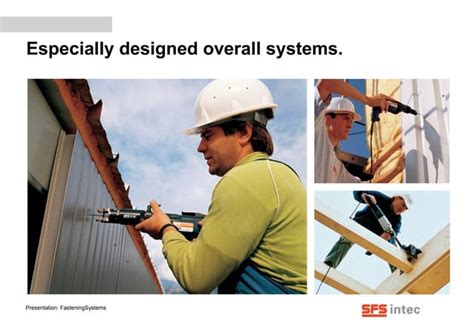Roofing And Cladding Fasteners From SFS Intec PPT