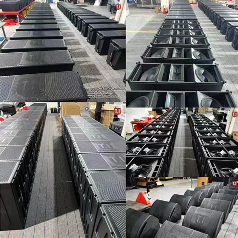 t i pro audio la112 outdoor passive 2 way line array speaker