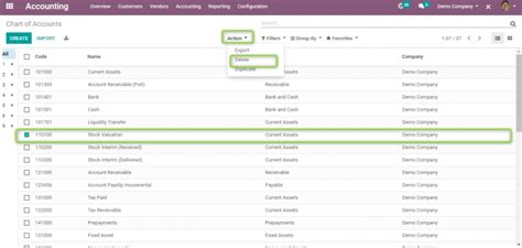 Odoo Chart Of Accounts Configuration Set Up Globalteckz