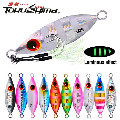 Pçs g Metal Lento Gabarito Cores Pesado Afundando Minnow D Olhos Isca De Pesca A