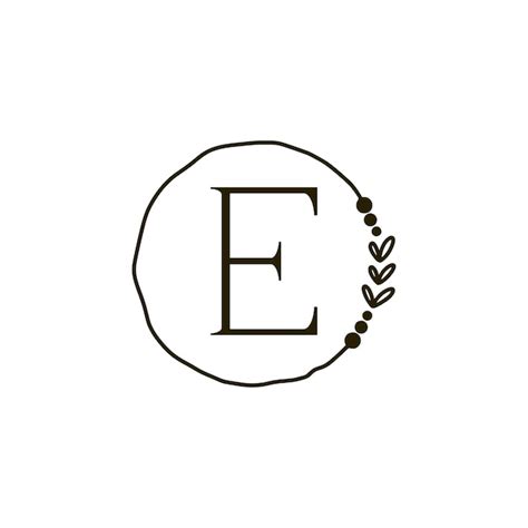 Modelo De Design De Logotipo De Letra E Vetor Premium