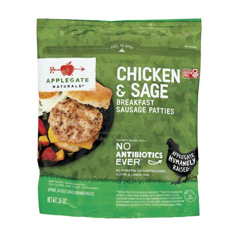 Hormel Smart Label Applegate Natural Sage Patty Breakfast Sausage