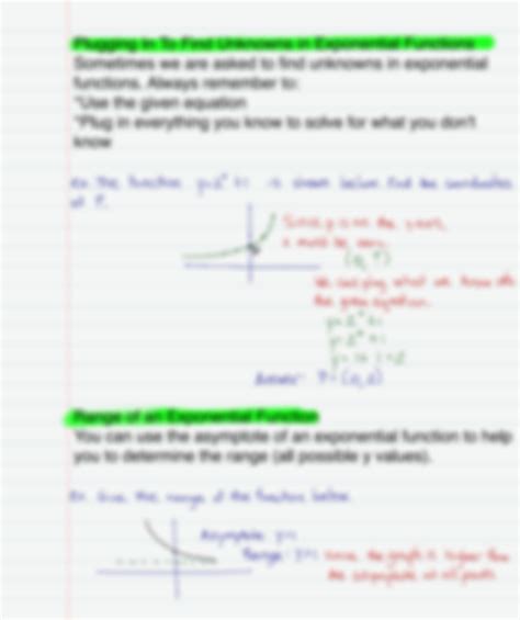 SOLUTION Exponential Functions Ib Review Studypool