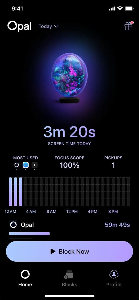 dashboard ui from opal ios app in 2024 app design design reference
