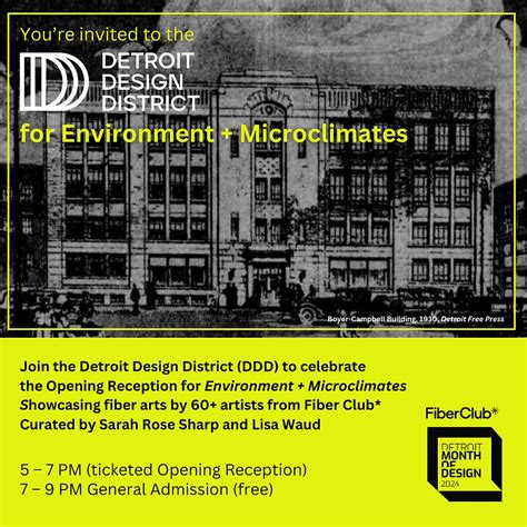 Environment Microclimates Detroit Month Design