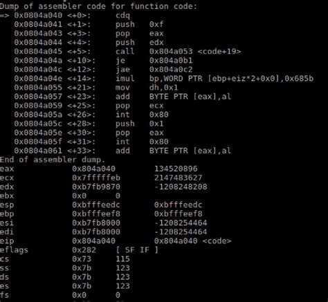 Slae Assignment Analyze Msfpayload Shell Code T B Rx R Blog