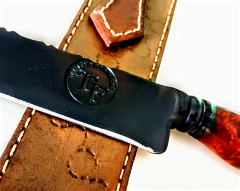 Faca Artesanal Campeira Forjada Em Aço Carbono 12 Polegadas