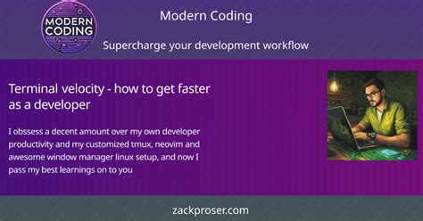 Terminal Velocity How To Get Faster As A Developer Ai Engineer