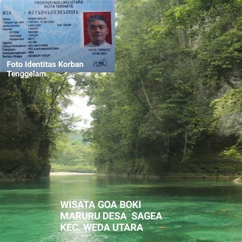 Satu Wisatawan Asal Moti Takofi Tenggelam Di Goa Boki Maruru Nasional Xpos