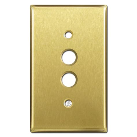 Push Button Decorative Single Light Switchplates
