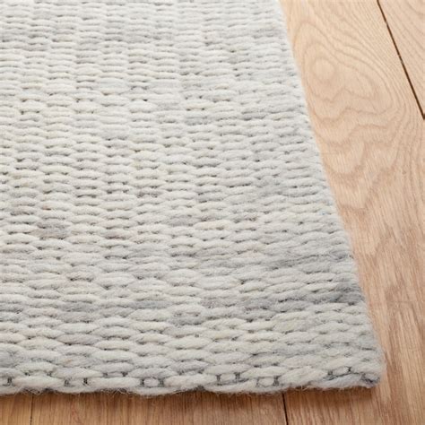 Safavieh Marbella Suzeta 8 X 10 Ft Wool Light Gray Indoor Abstract