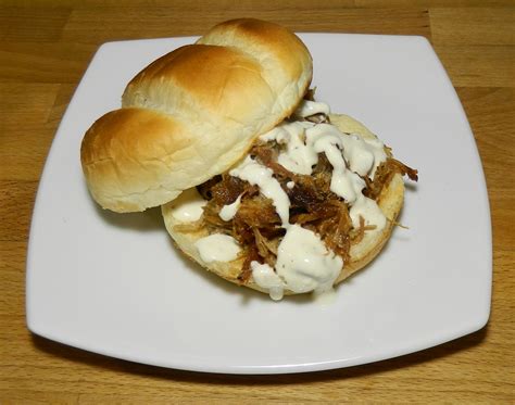 Pulled Pork With White Barbecue Sauce Eattheenemy