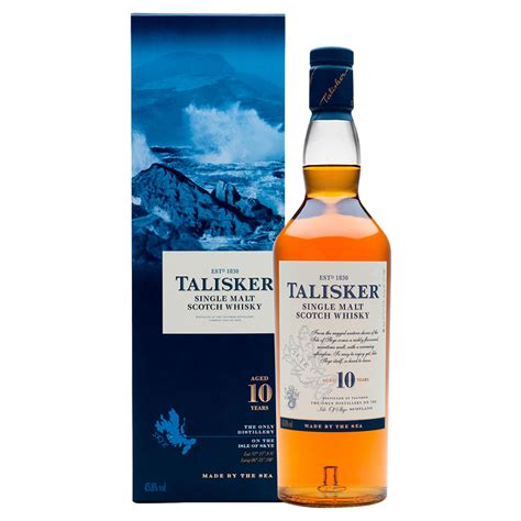 Talisker 10 Years Old Single Malt Scotch Whisky 70cl Spirits And Pre