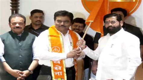 Setback To Uddhav Thackeray As Former Minister Deepak Sawant Joins Eknath Shinde Led Shiv Sena