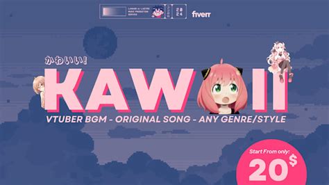 Produce Kawaii Or Cute Bgm For Vtuber Intro Outro Loop In 24 Hours