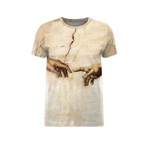 T SHIRT MĘSKI STWORZENIE ADAMA Michał Anioł zestaw do uszycia Zestawy i wykroje