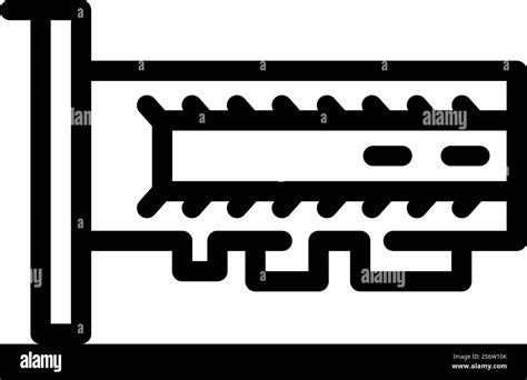 Ssd Computer Disk Line Icon Vector Ssd Computer Disk Sign Isolated Contour Symbol Black Ssd Computer Disk Line Icon Vector Ssd Computer Disk Sign Isolated Contour Symbol Black