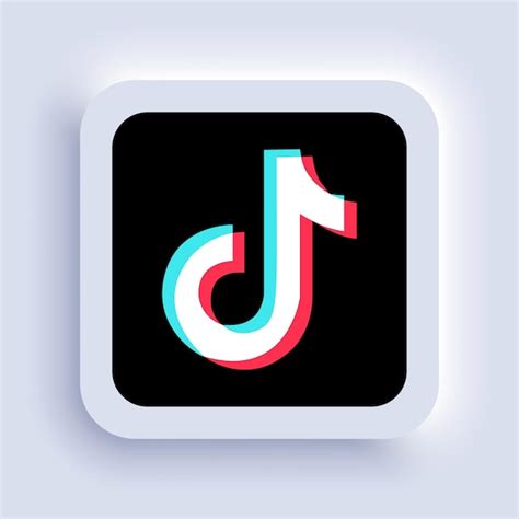 Colección De Diferentes íconos De Tik Tok Logotipo De Redes Sociales Arte Lineal Y Estilo Plano