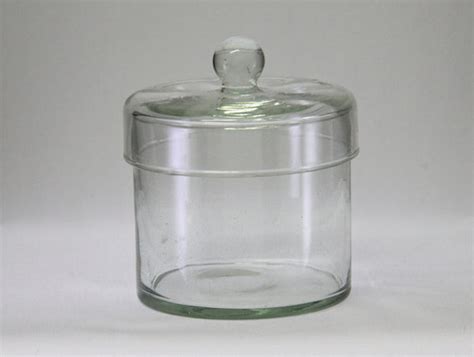 Glass Canister With Lid Slim Small The Pottery Boutique