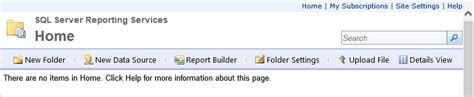 Henk S Blog Reporting Services No Reports Shows Up In Console