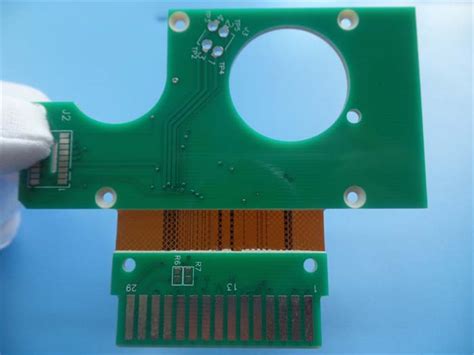 Rigid Flex Pcbs Multilayer Fpc Yellow Coverlay Fpc Pcb And Flex Pcb