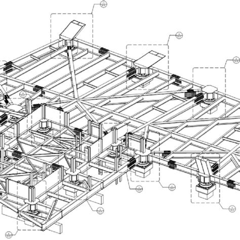 3d Isometric View Of The Ls Dyna Model Of The Wrapper Tower Download Scientific Diagram