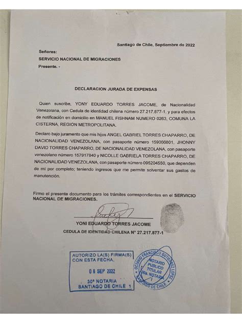 Declaracion Jurada De Expensas Pdf