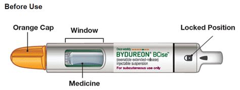 Bydureon Bcise Exenatide Extended Release Injectable Suspension Uses