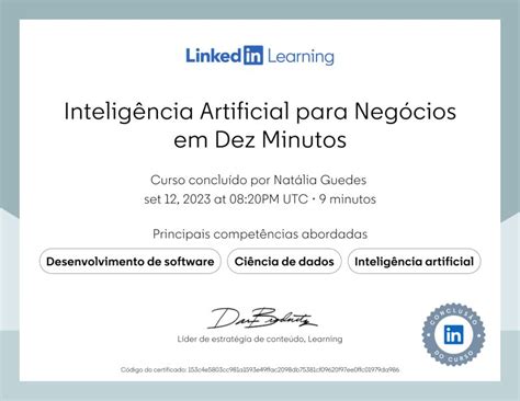 Certificate Of Completion Natália Guedes