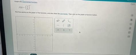 Solved Graph The Exponential Function X Plot Five