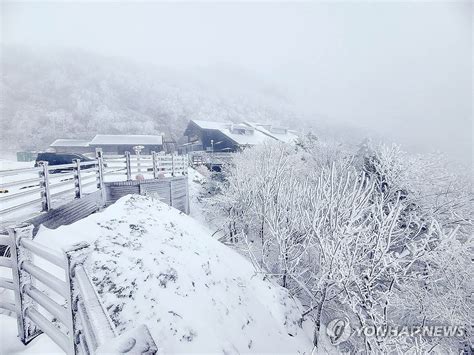 한계령 설경 속으로 연합뉴스