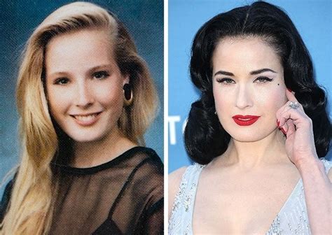 16 Celebs Before They Hired Top Stylists Top Stylist Dita Von Teese
