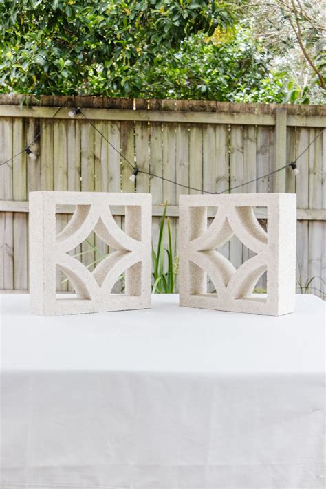Making DIY Breeze Block Console Table Smor Home