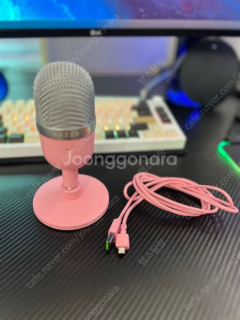 레이저 세이렌 미니 쿼츠 마이크 판매 키보드마우스스피커 중고나라