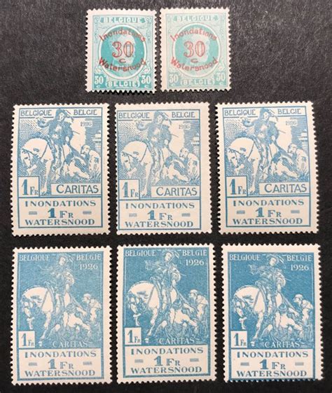 Belgium 1926 Issue 1926 Houyoux Caritas In Various Catawiki