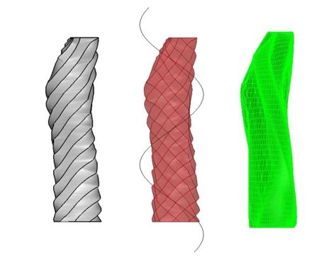 Map Helix Corkscrew To Mesh Object Grasshopper Parametric Design Grasshopper Rhino Rhino