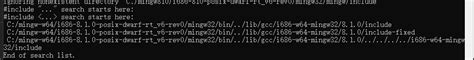 【vscode】检测到 Include 错误。请更新 Includepath。已为此翻译单元cmingw W64i686 810 Posix Dwarf Rtv6 Rev0