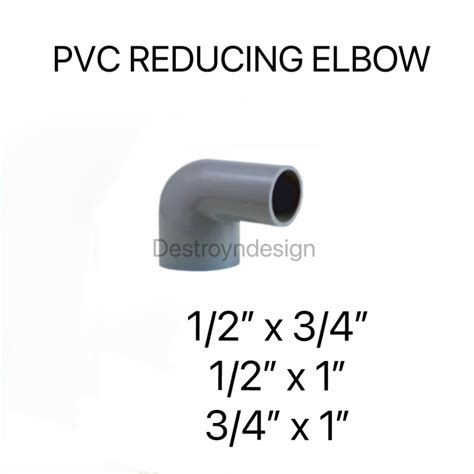 Pvc Fitting Pipe Fitting Pvc Reducing Elbow Shopee Malaysia
