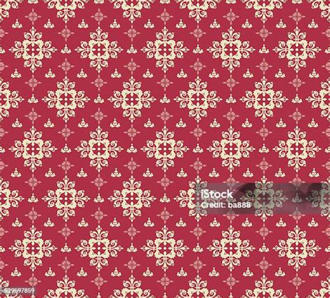 Seamless Background Retro Wallpaper向量圖形及更多中古時代圖片 中古時代 全畫面 古董 Istock