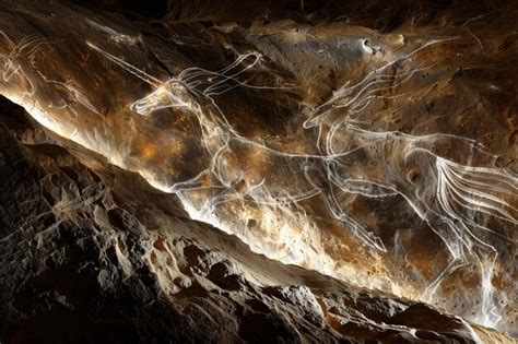 Premium Photo The Surface Of A Cave Is Called A Fossilized Tree