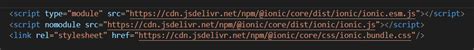 Bug Cdn References Outdated Version Of Ionicons · Issue 1868 · Ionic