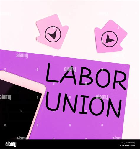 Conceptual Caption Labor Union Word Written On Rules Relating To