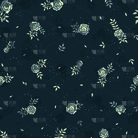 可爱的 式样 四方连续纹样 玫瑰 草地 背景 纺织品 母亲节 花素材 花瓣网