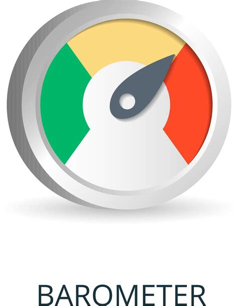 Barometer Icon 3d Illustration From Measuring Collection Creative