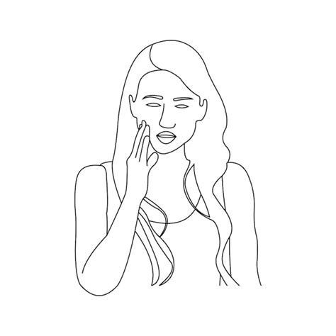 Premium Vector Beauty Woman Line Art