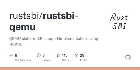 GitHub Rustsbi Rustsbi Qemu QEMU Platform SBI Support Implementation Using RustSBI