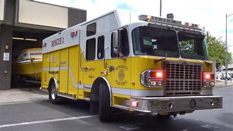 Honolulu Fire Dept Rescue 1 Responding Youtube